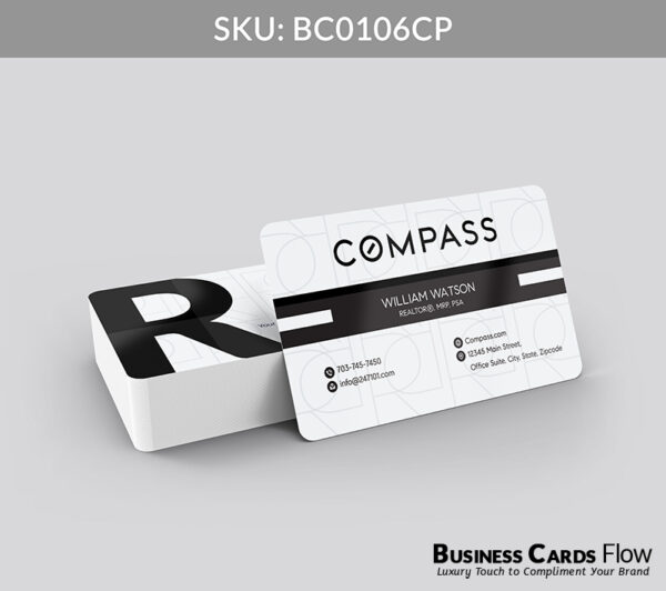 Compass - Professional Business Cards Designs - Business Cards Flow