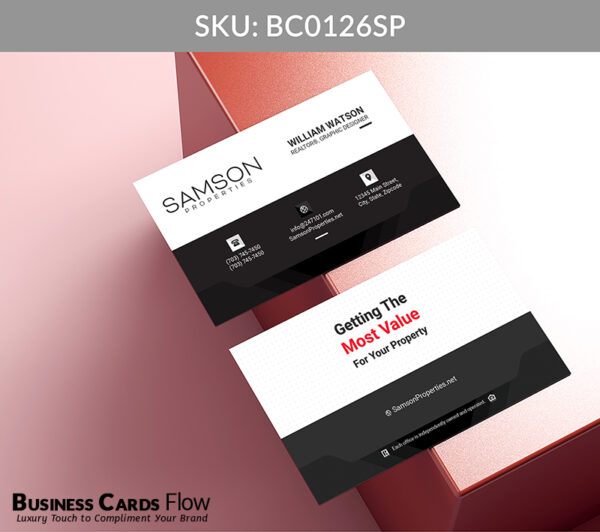 Samson Properties Business Cards - BC0126SP - Business Cards Flow
